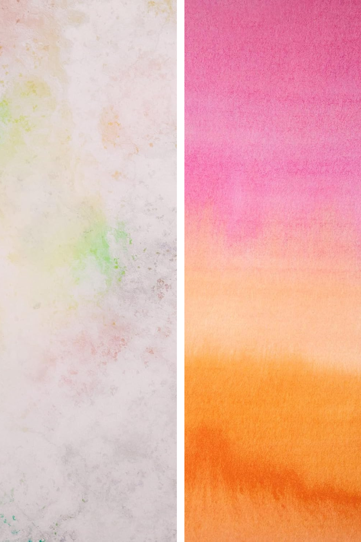 Pink Orange Ombre and Subtle Pastel Backdrop | Bessie Bakes Backdrops